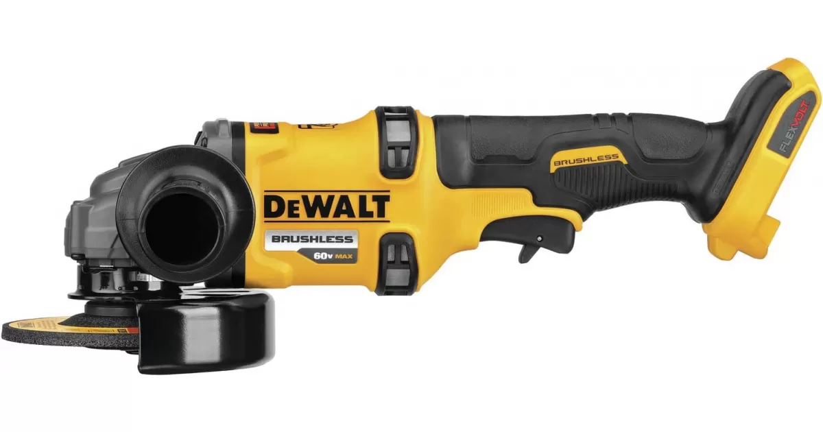 DEWALT FLEXVOLT 60V MAX* Angle Grinder with Kickback Brake, (DCG418B)