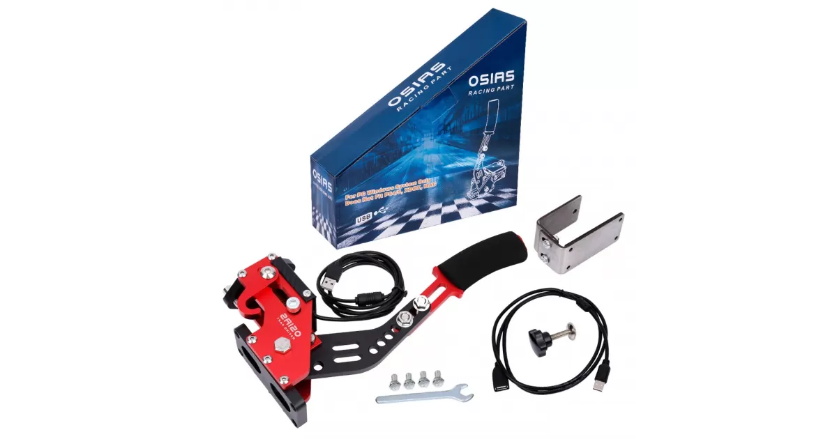 OSIAS USB Handbrake for 64 Bit SIM PC PS4 PS5 Racing Game