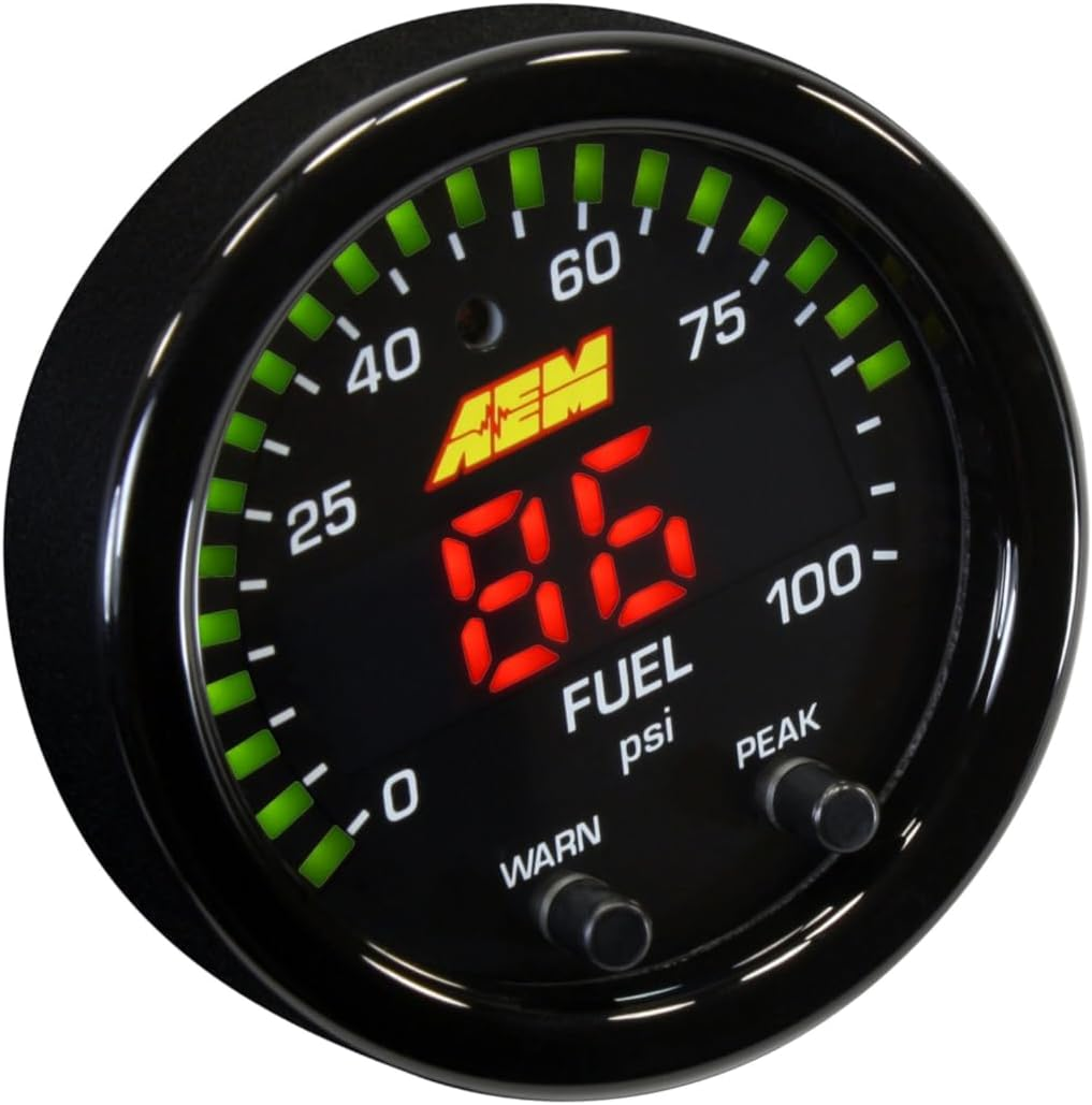 AEM X-Series Fuel Pressure Gauge Kit
